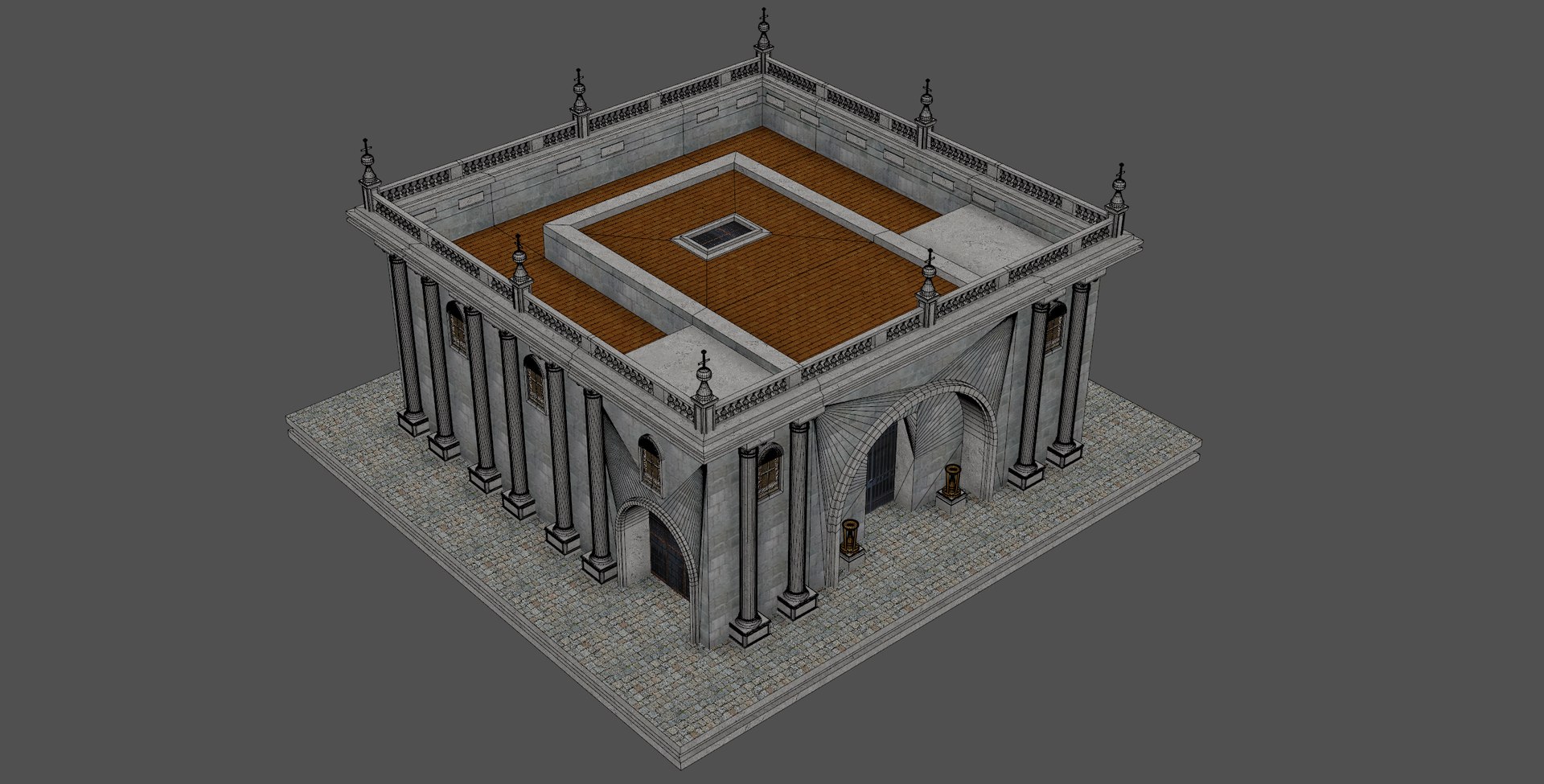 Free Ancient Building Temple 3D - TurboSquid 2351367