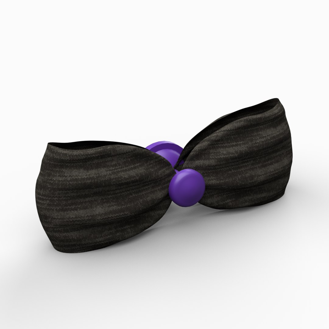 Hair bow 3D model - TurboSquid 1912315