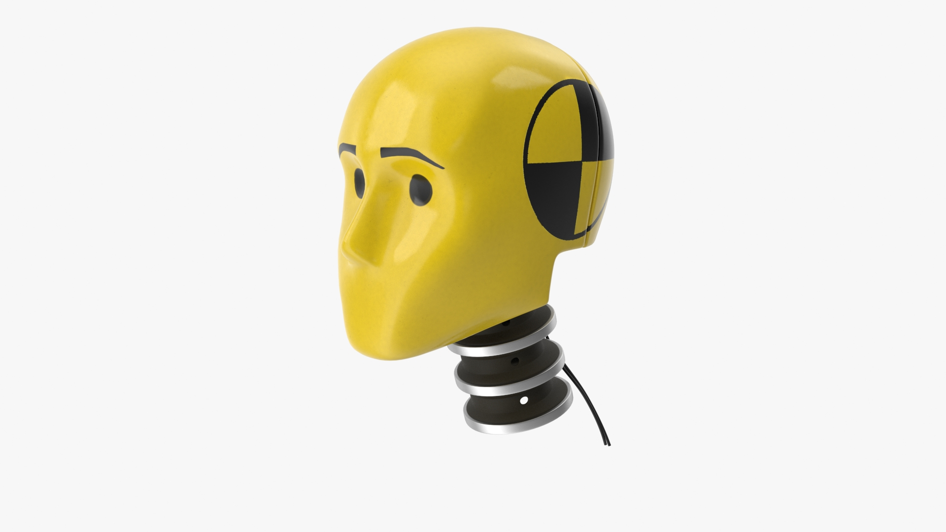 Crash Test Dummy Head 3D - TurboSquid 2395951