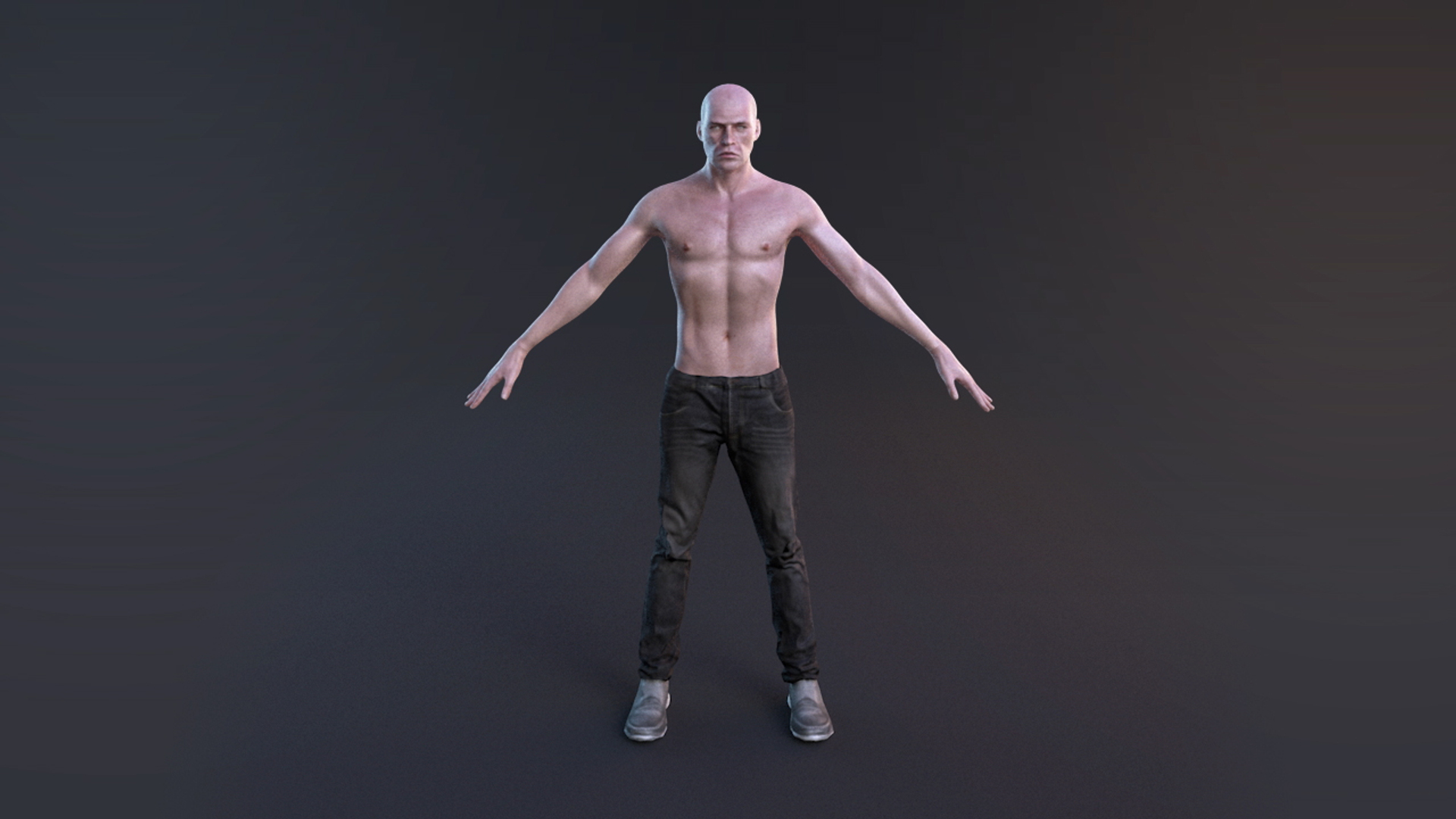 3d character male - rigged