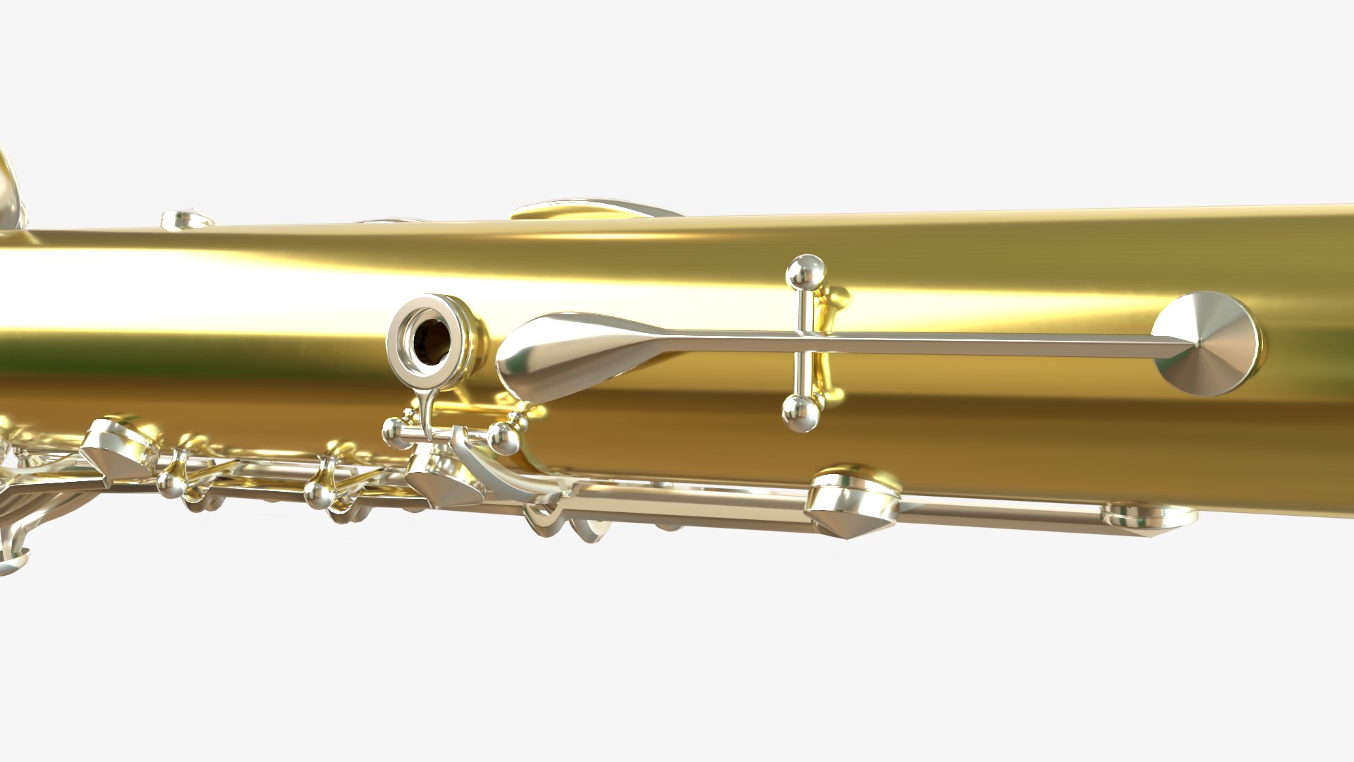 Brass Clarinet 3D Model - TurboSquid 2261186