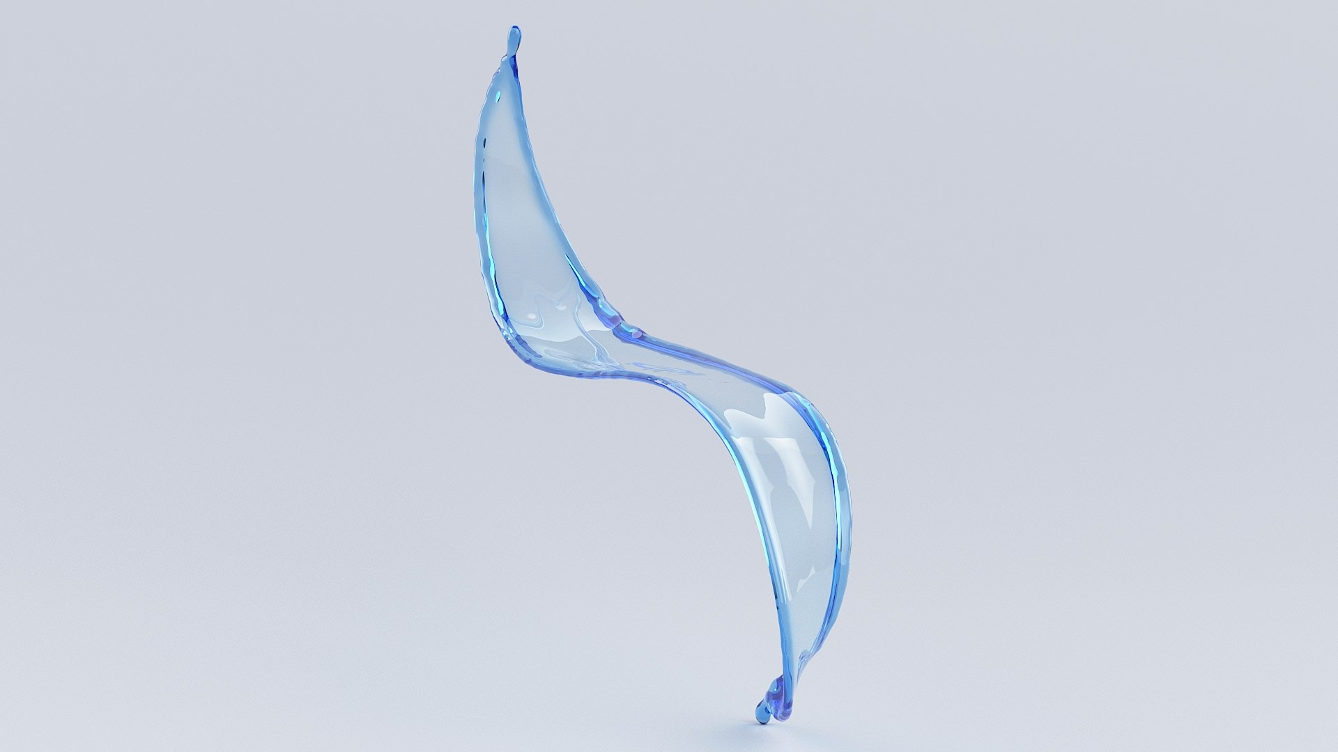 3D Elegant Curved Splash 08 - TurboSquid 2033107