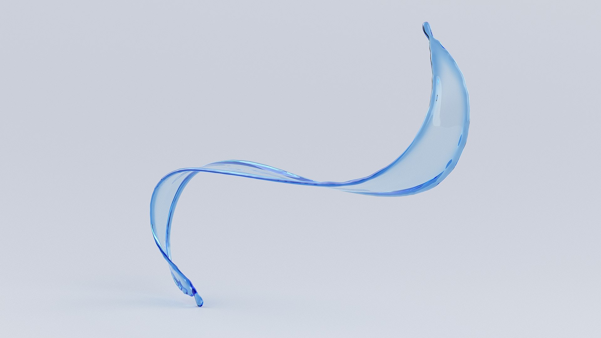 3D Elegant Curved Splash 08 - TurboSquid 2033107