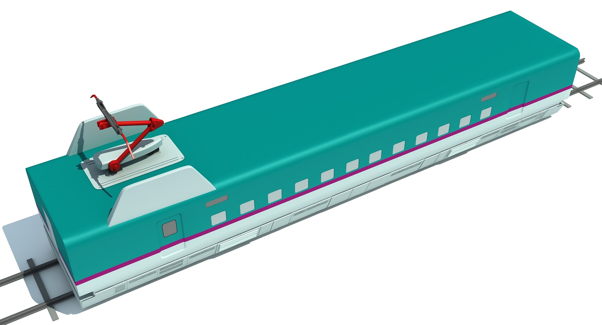 Speed Train Passenger Car Model - TurboSquid 1170450