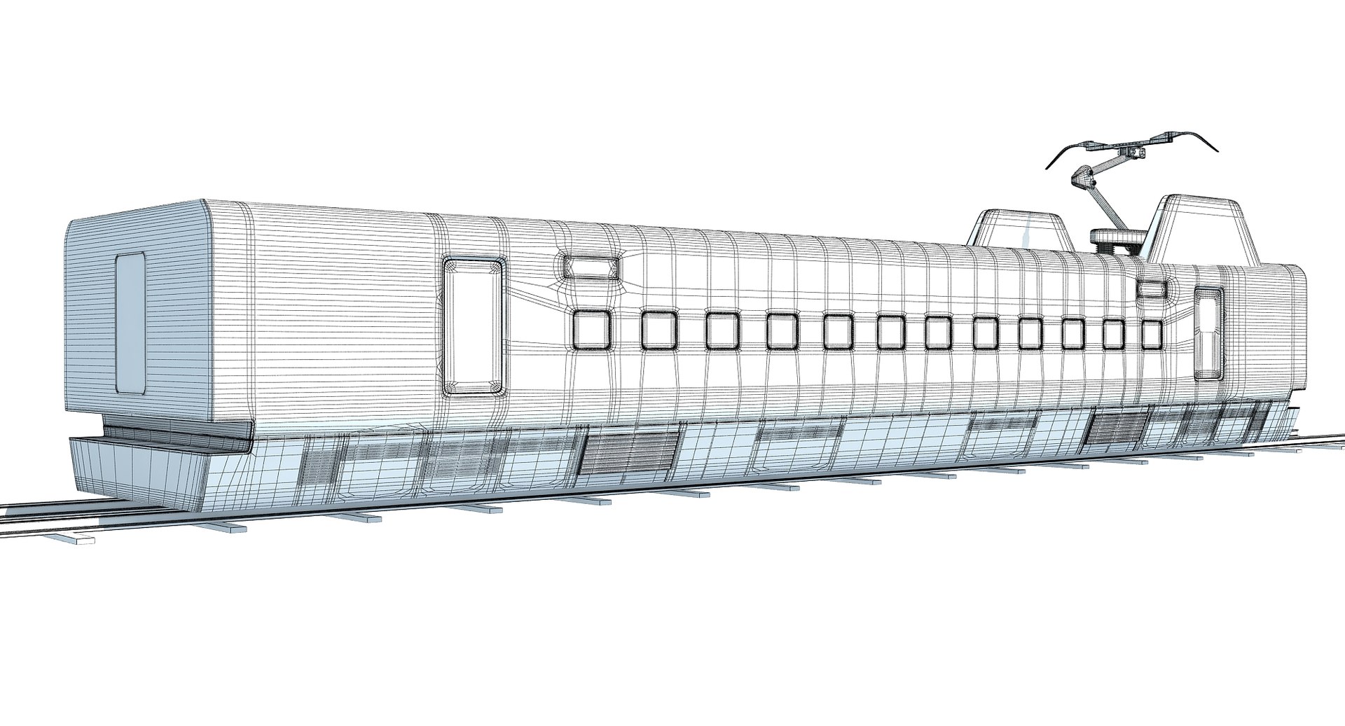 Speed Train Passenger Car Model - TurboSquid 1170450