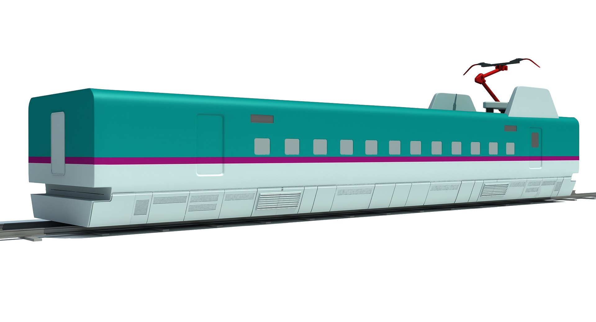 Speed Train Passenger Car Model - TurboSquid 1170450