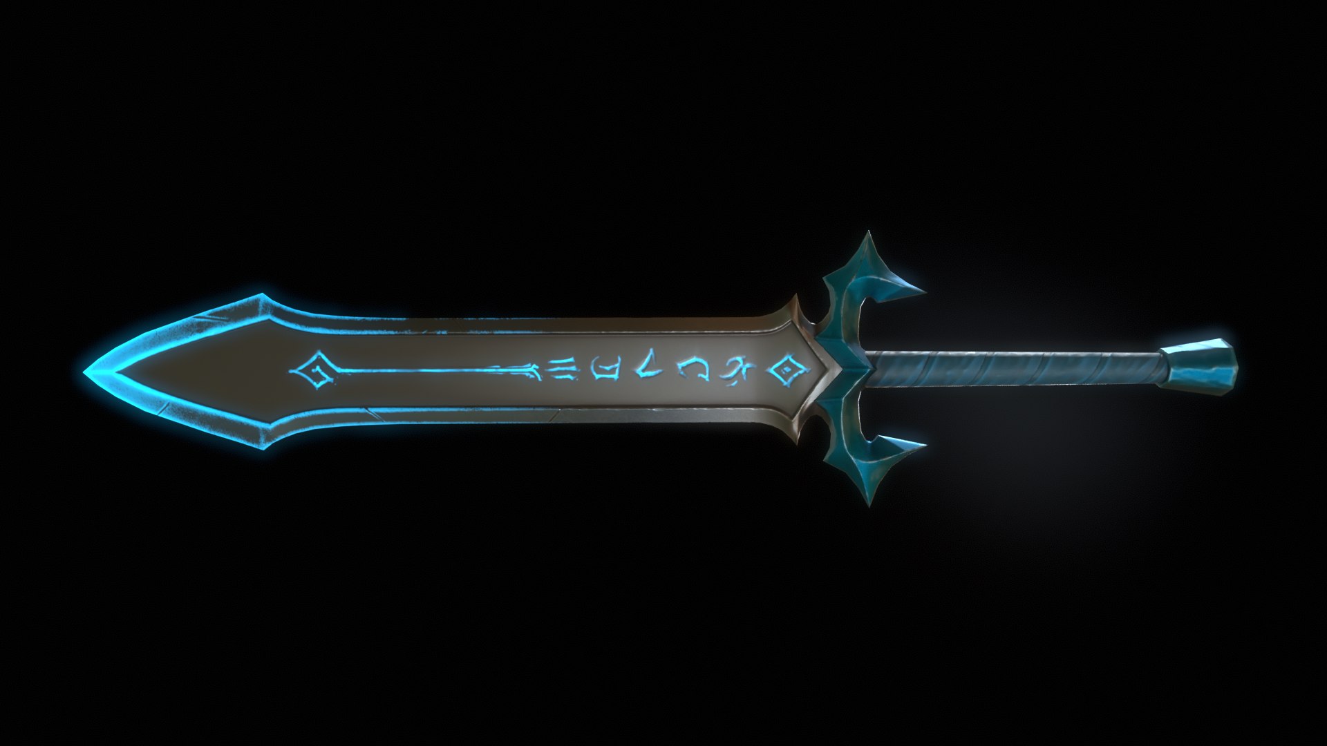 3D Runic greatsword - TurboSquid 2178851