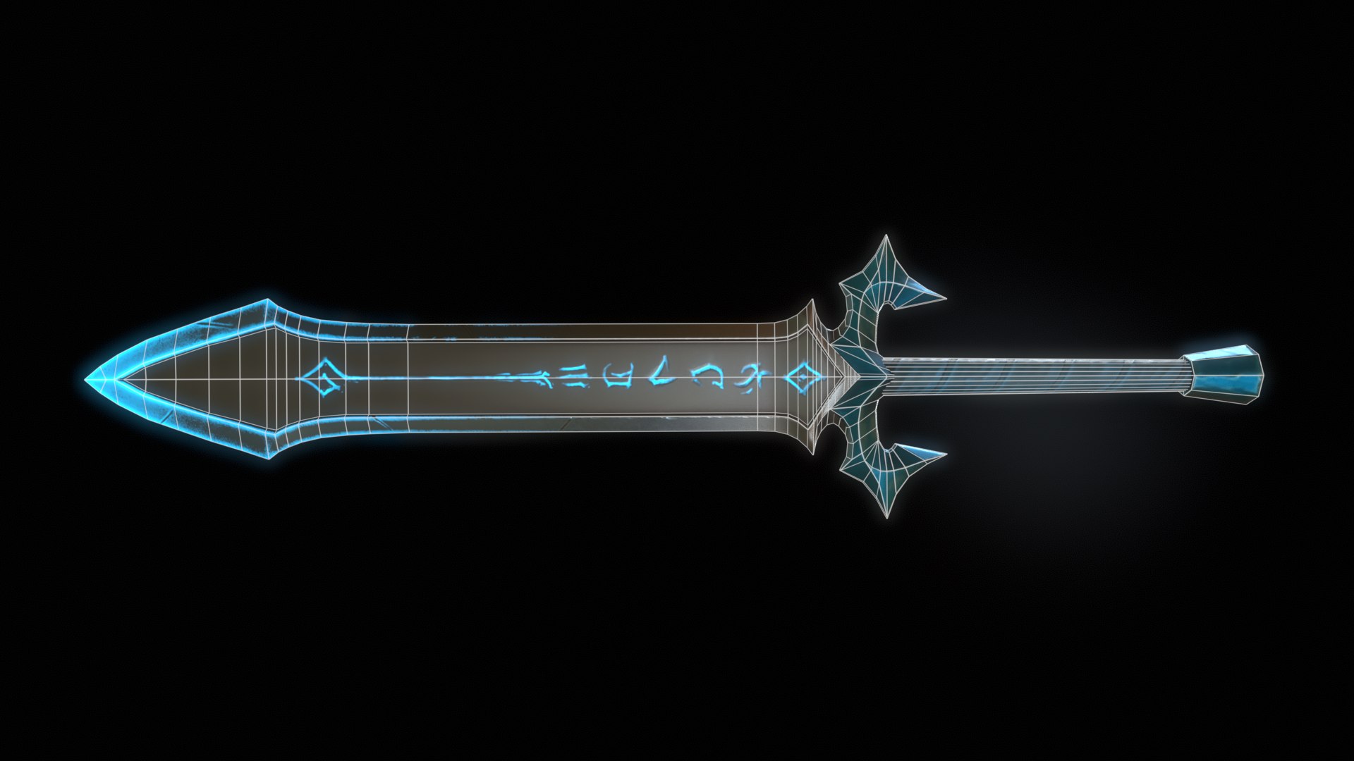 3D Runic greatsword - TurboSquid 2178851
