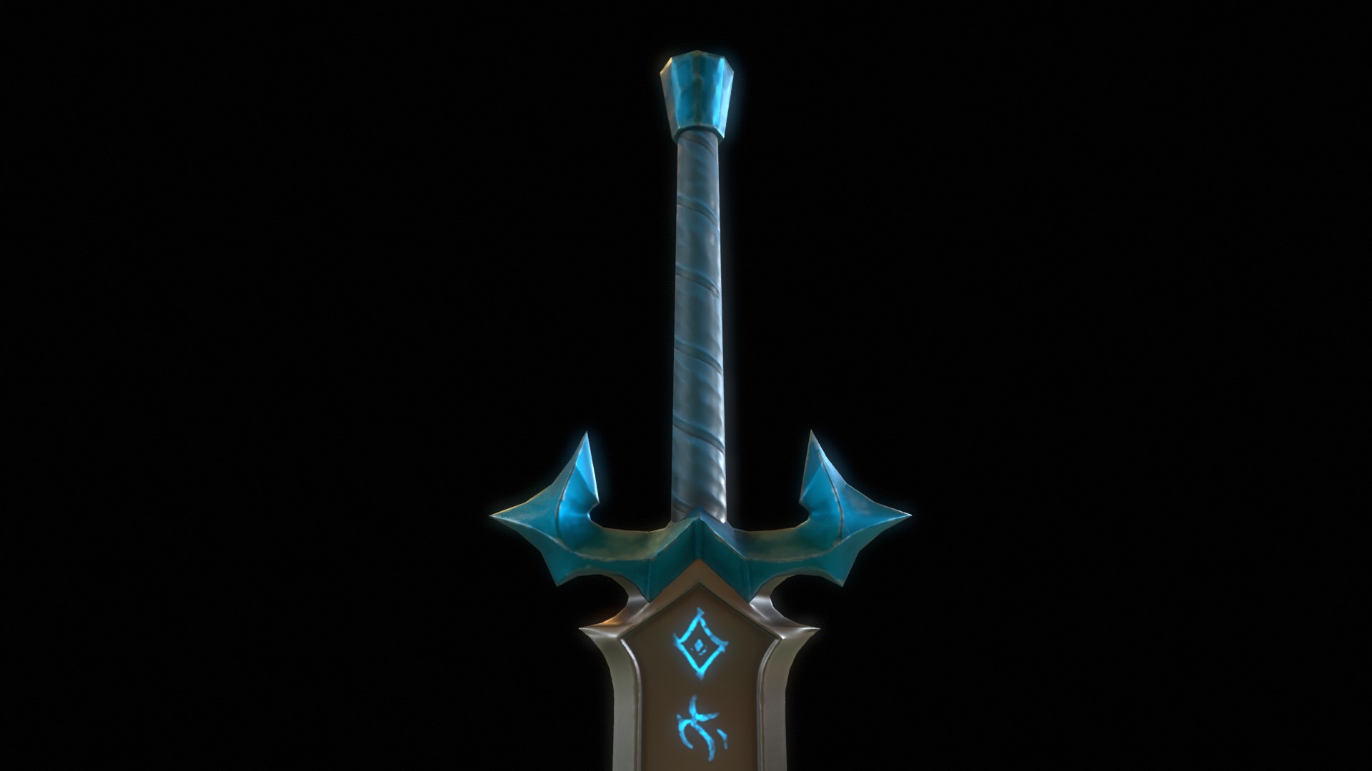 3D Runic greatsword - TurboSquid 2178851