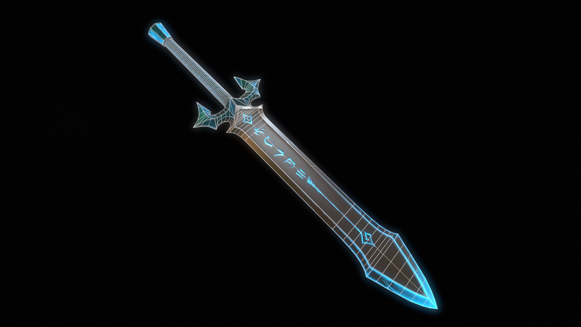 3D Runic greatsword - TurboSquid 2178851