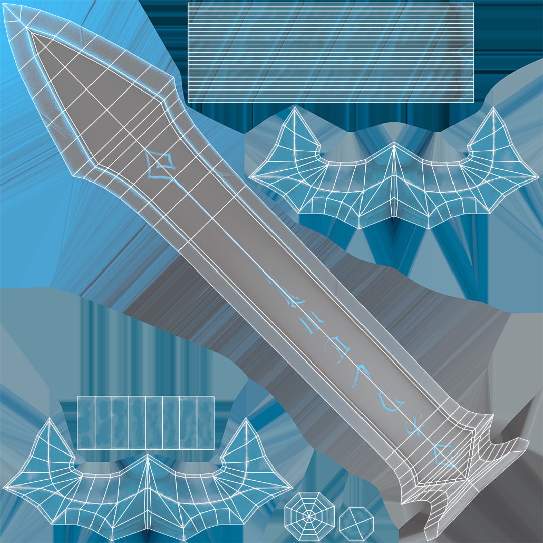 3D Runic greatsword - TurboSquid 2178851