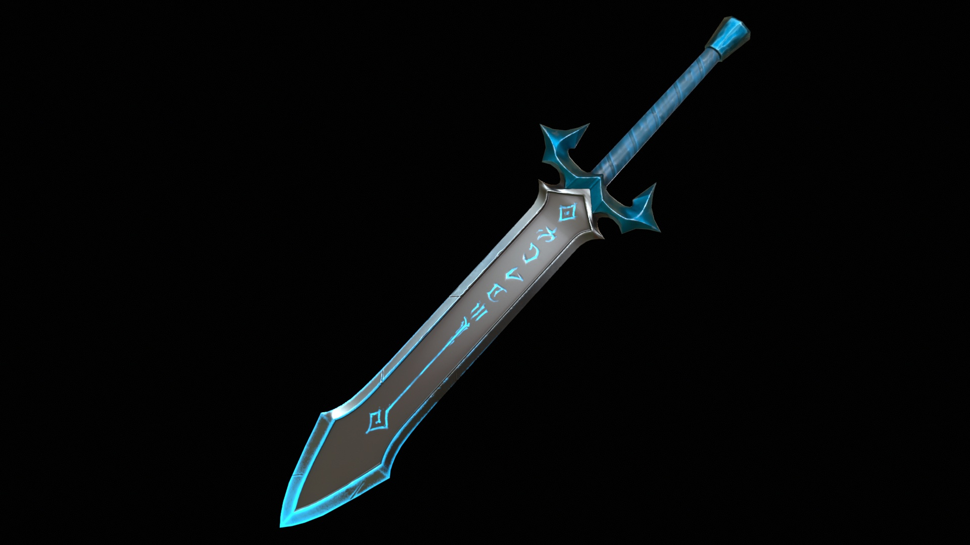 3D Runic greatsword - TurboSquid 2178851