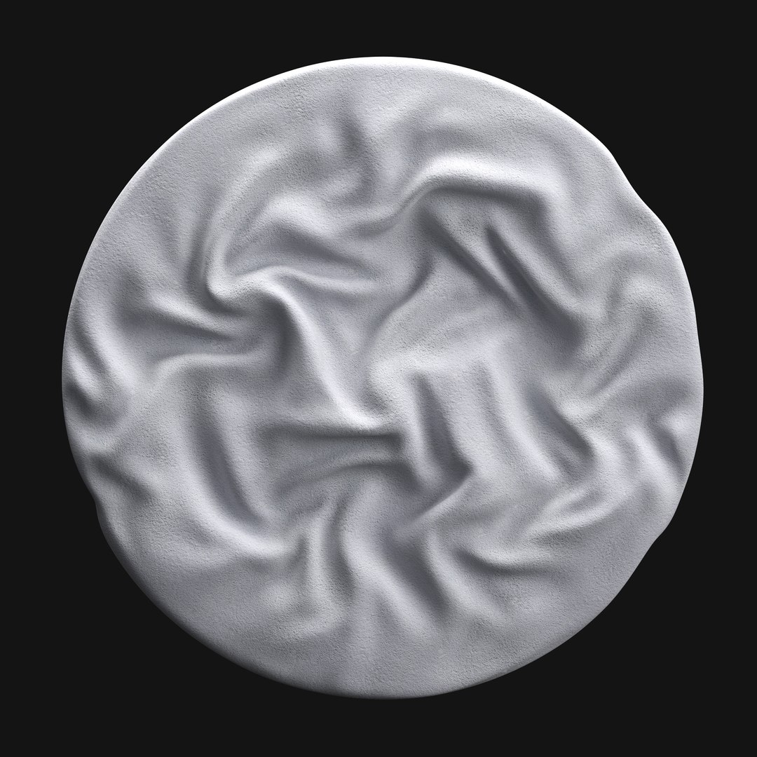 Round Relief Panel Set 3 3D Model - TurboSquid 2287114