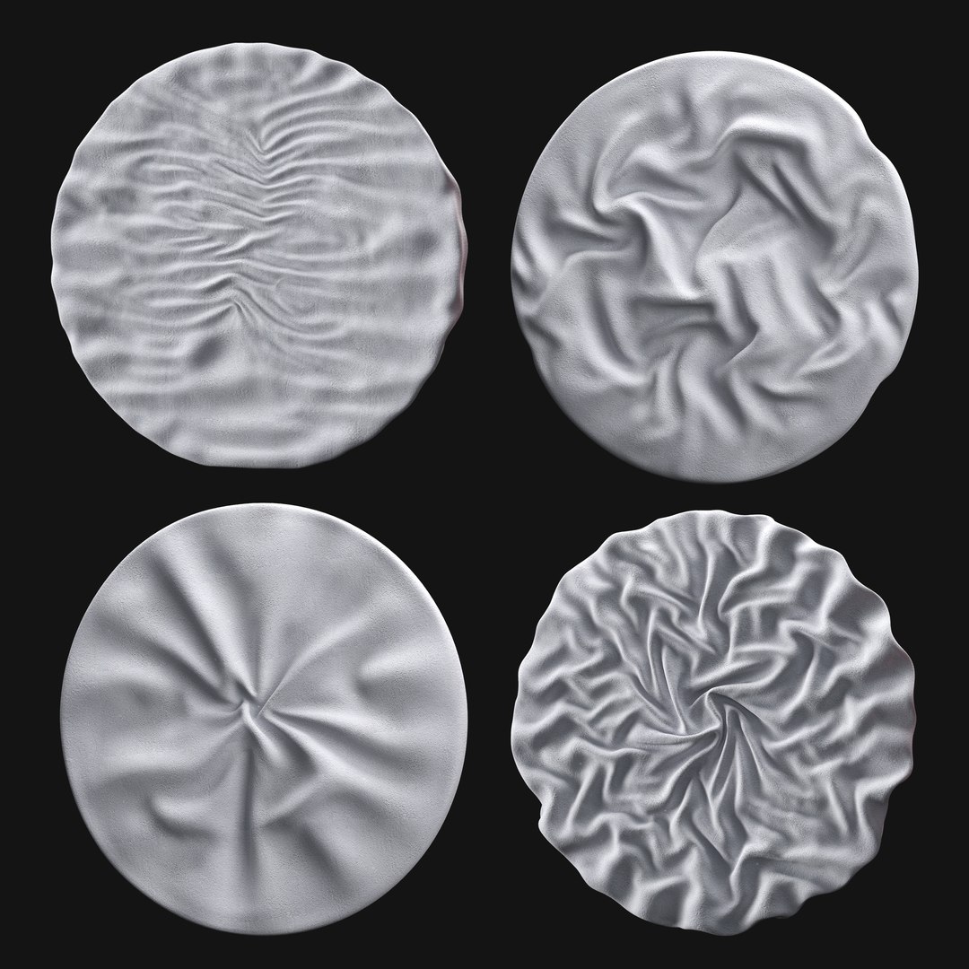 Round Relief Panel Set 3 3D Model - TurboSquid 2287114