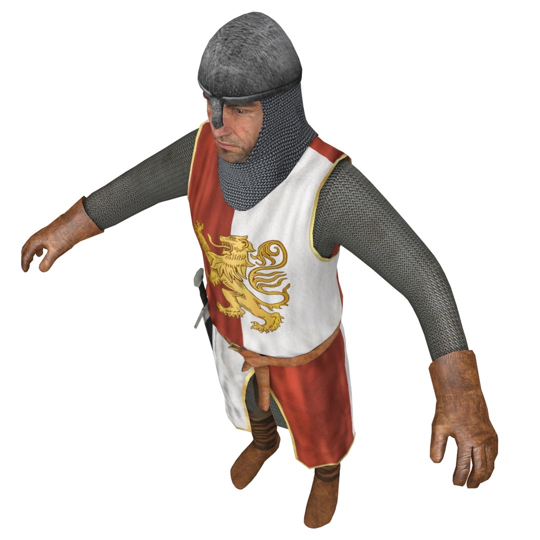 Medieval Knight 3d Model