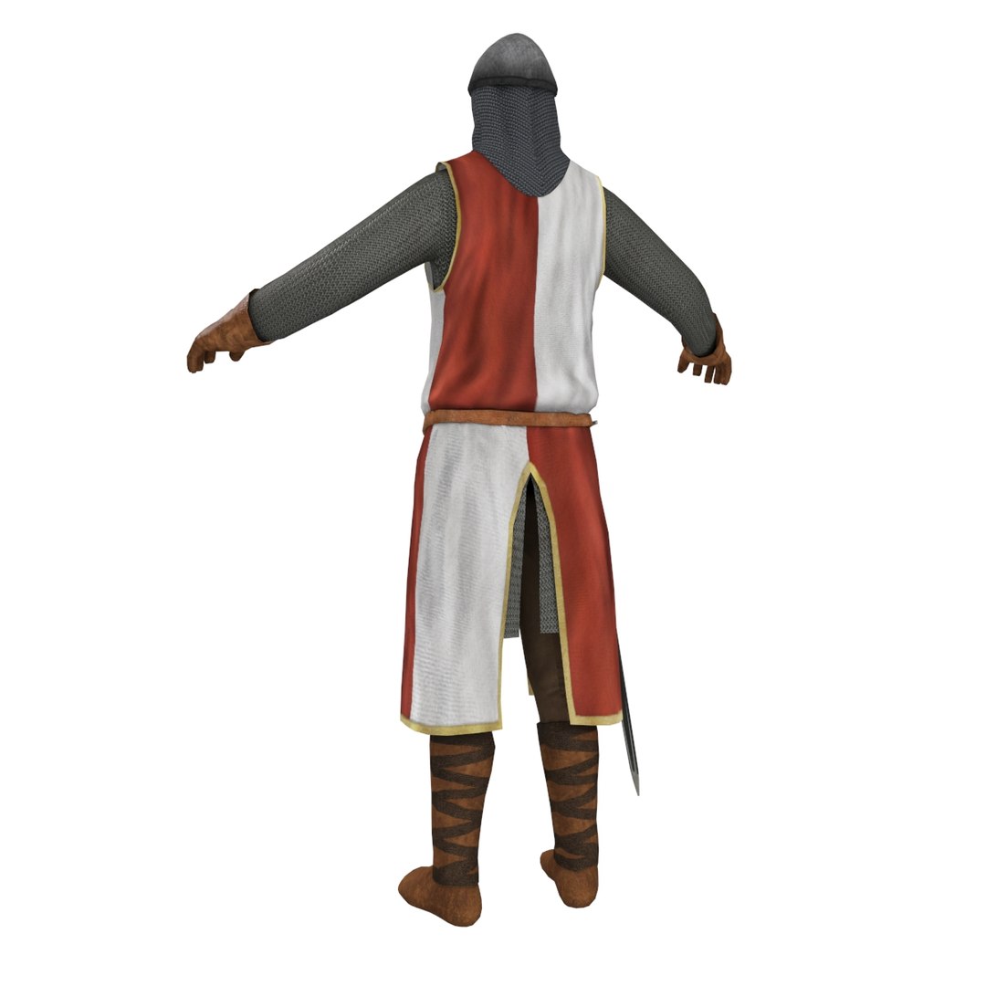 Medieval Knight 3d Model