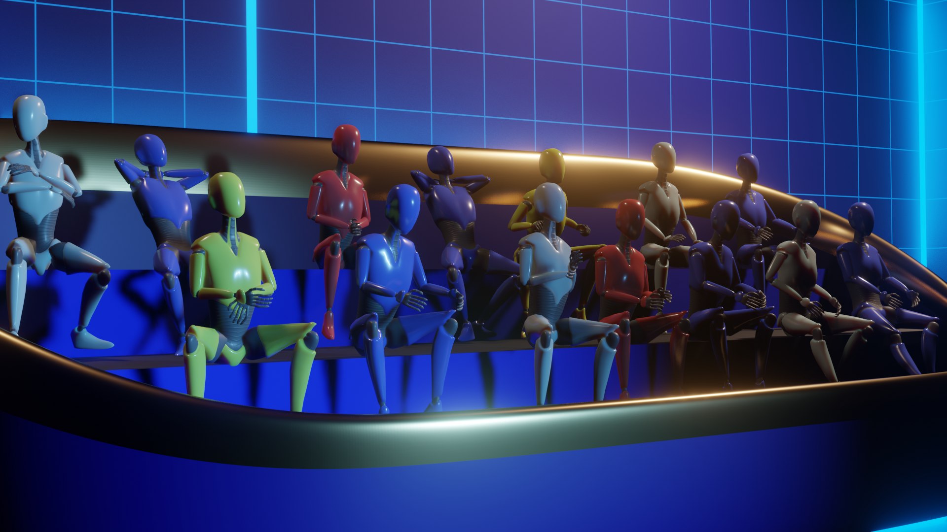 Spectators animations - Motion Cast02 Vol1 3D - TurboSquid 1842071