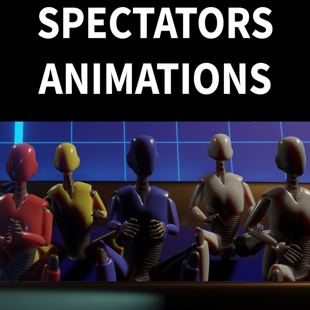 Spectators animations - Motion Cast02 Vol1 3D - TurboSquid 1842071