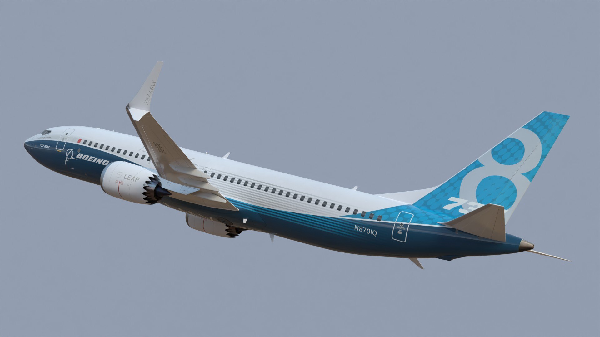 3D Model B738 MAX CH SC - TurboSquid 2230359