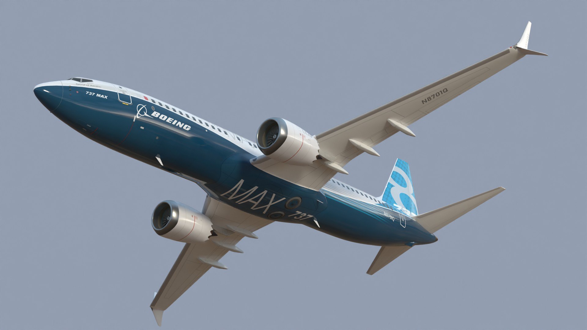 3D Model B738 MAX CH SC - TurboSquid 2230359
