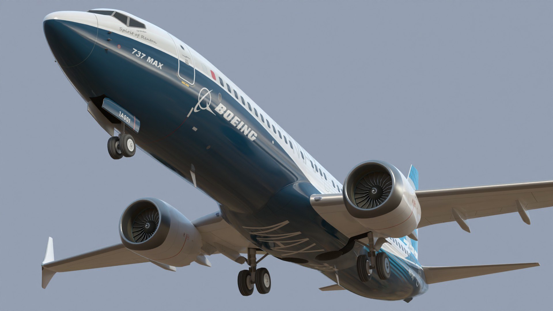 3D Model B738 MAX CH SC - TurboSquid 2230359