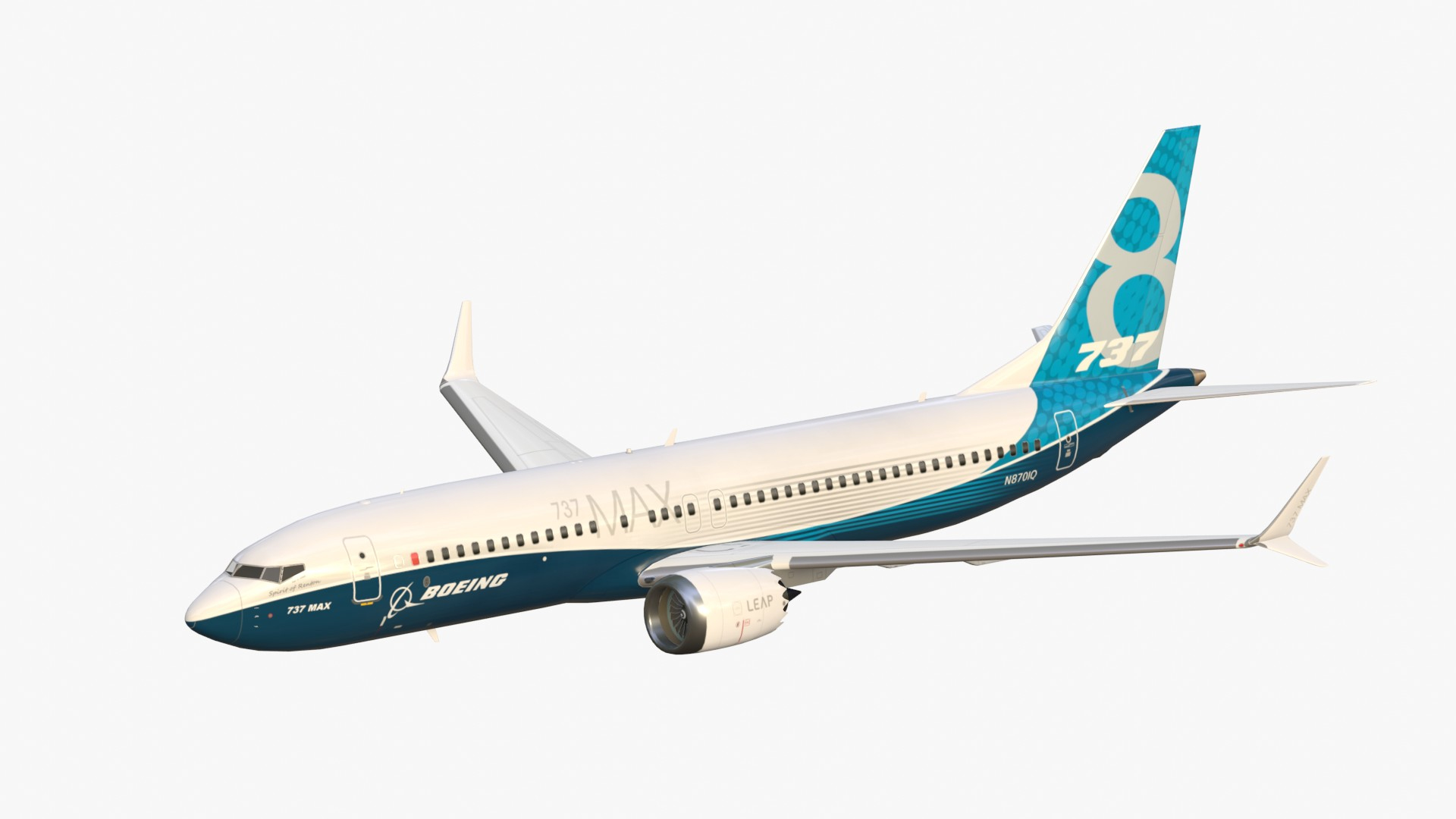 3D Model B738 MAX CH SC - TurboSquid 2230359