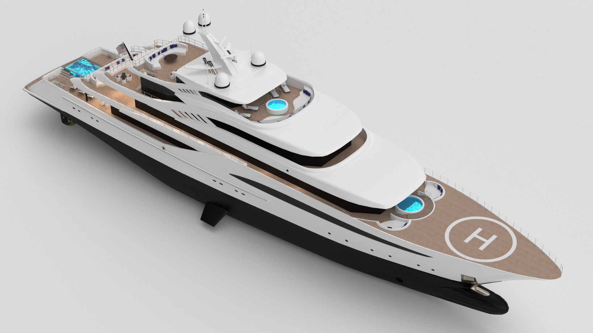 3D Model Nova Superyacht Dynamic Simulation - TurboSquid 2325378