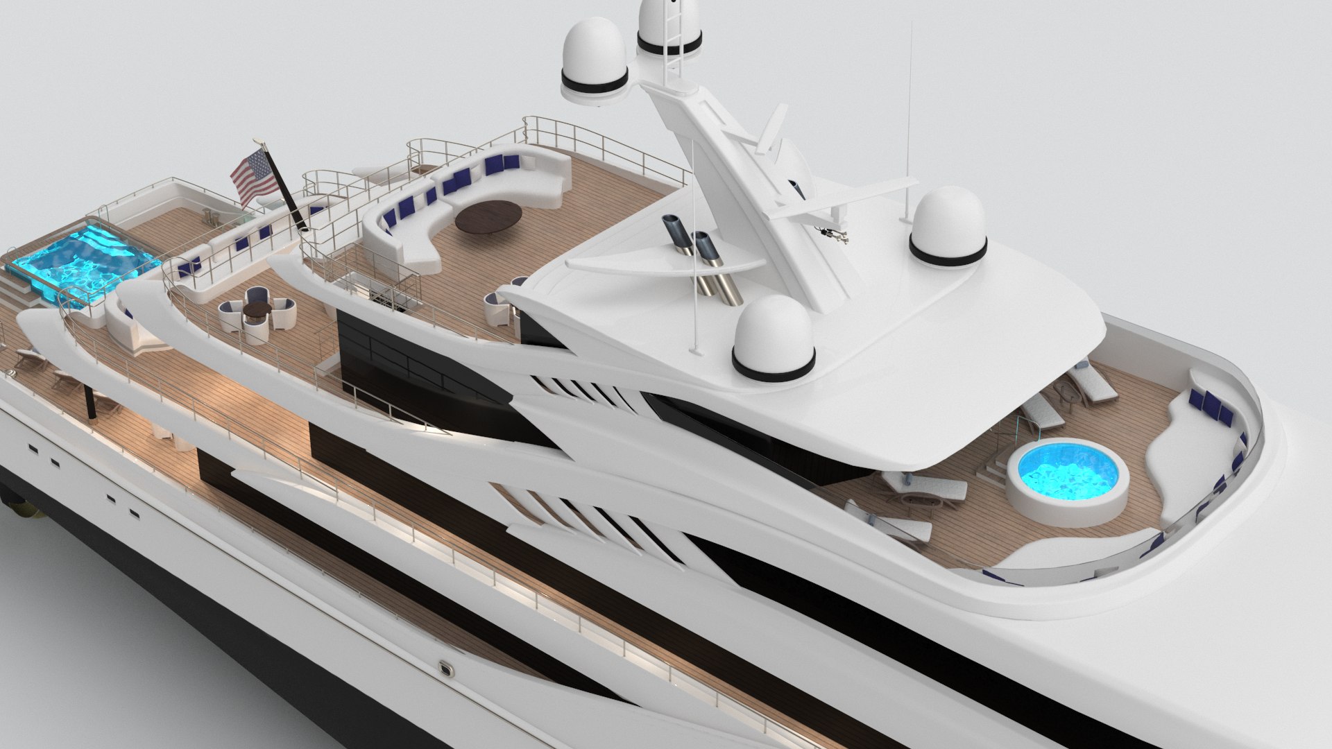 3D Model Nova Superyacht Dynamic Simulation - TurboSquid 2325378