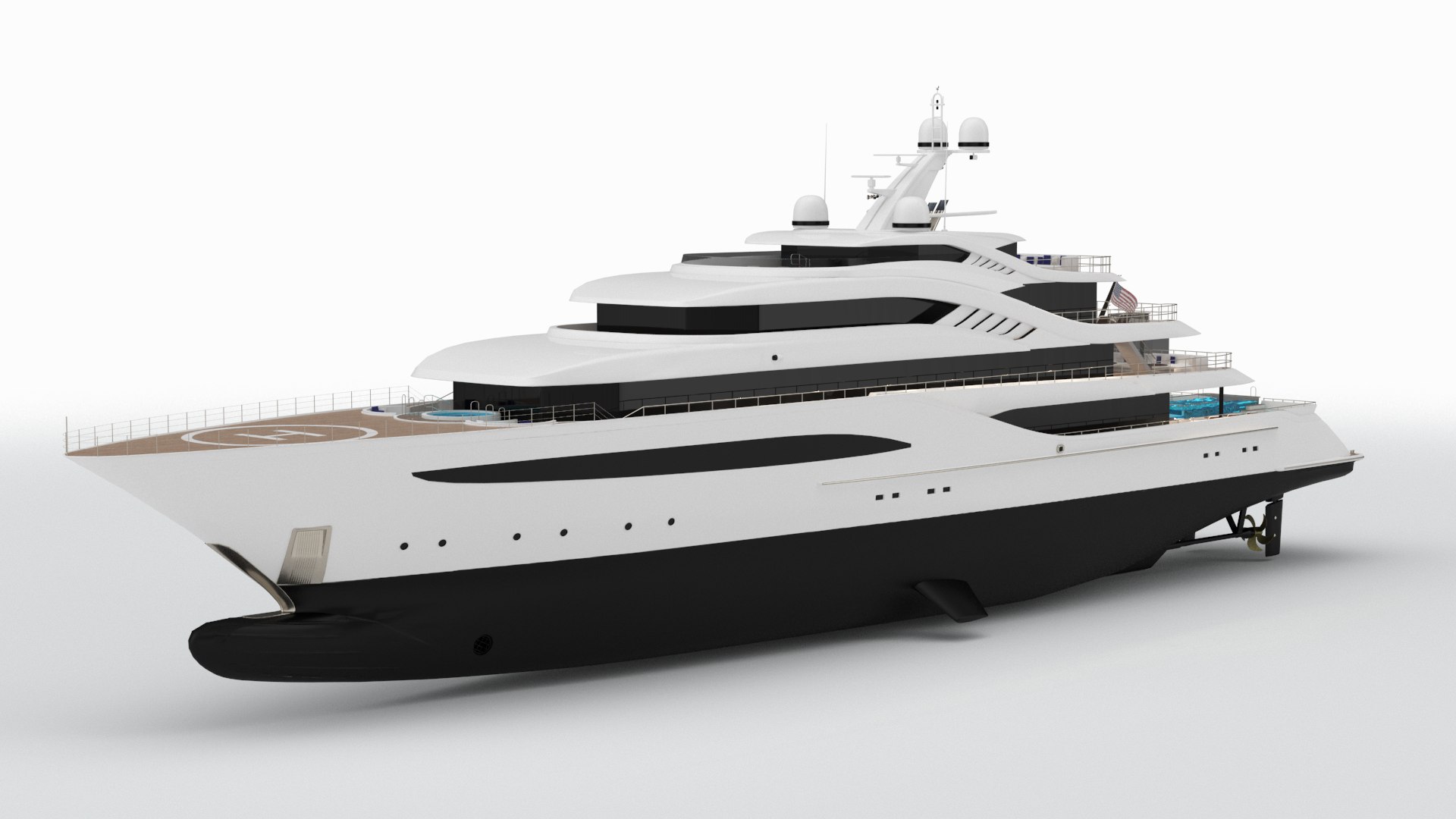 3D Model Nova Superyacht Dynamic Simulation - TurboSquid 2325378