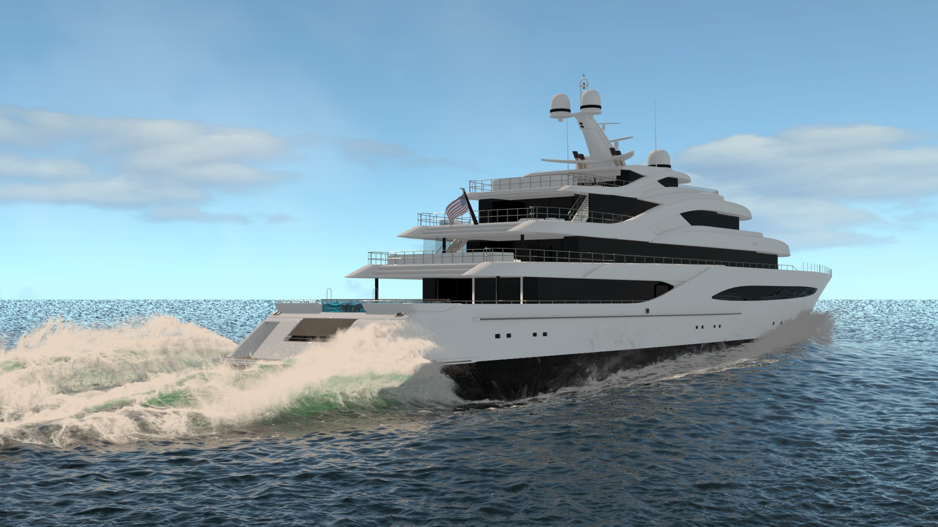 3D Model Nova Superyacht Dynamic Simulation - TurboSquid 2325378