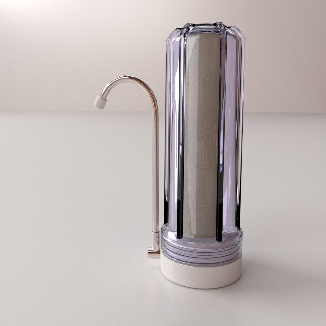 Countertop Drinking Water Filter 3D model - TurboSquid 1779496