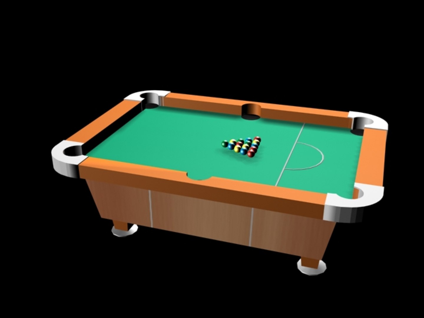 3d Model Pool Table