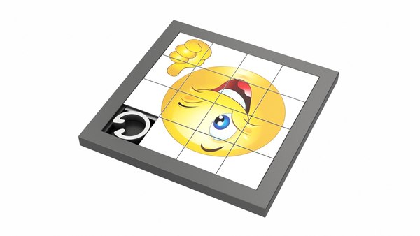3D sliding puzzle - TurboSquid 1707758