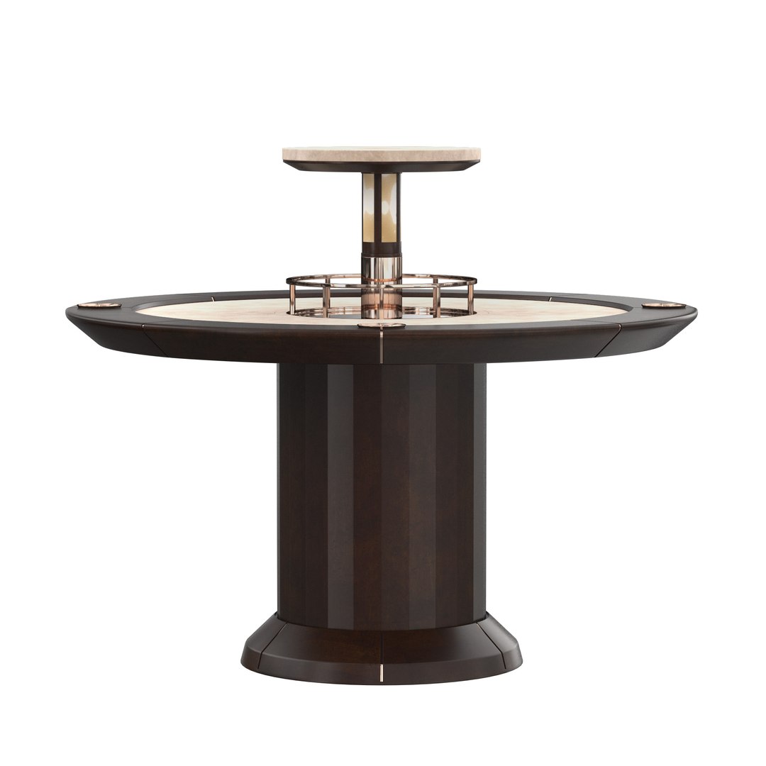 ANTE POKER BAR TABLE 3D Model - TurboSquid 2260811