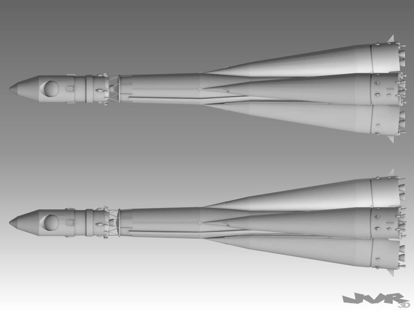 Vostok 1 Rocket Space 3d Max