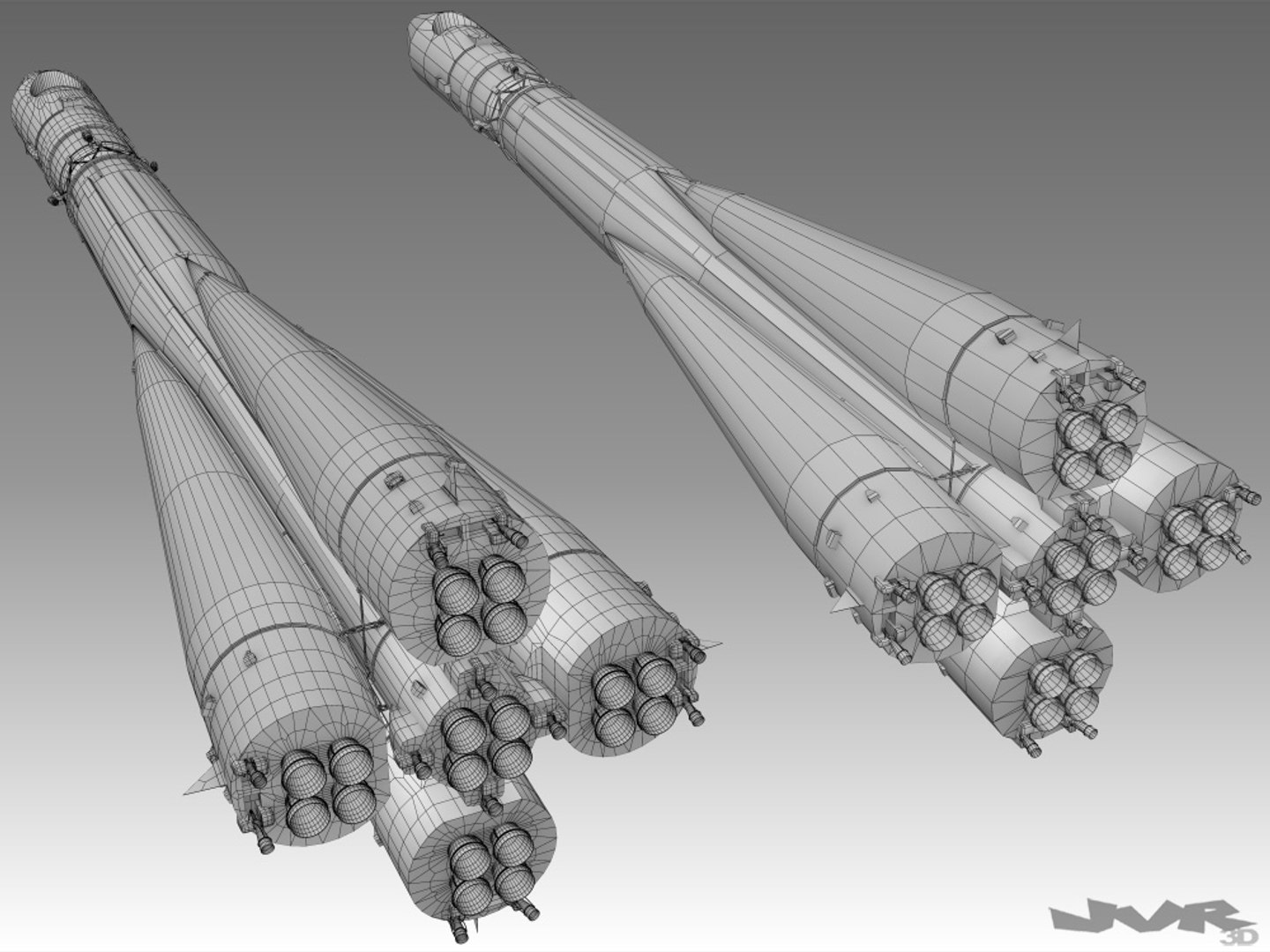 Vostok 1 Rocket Space 3d Max