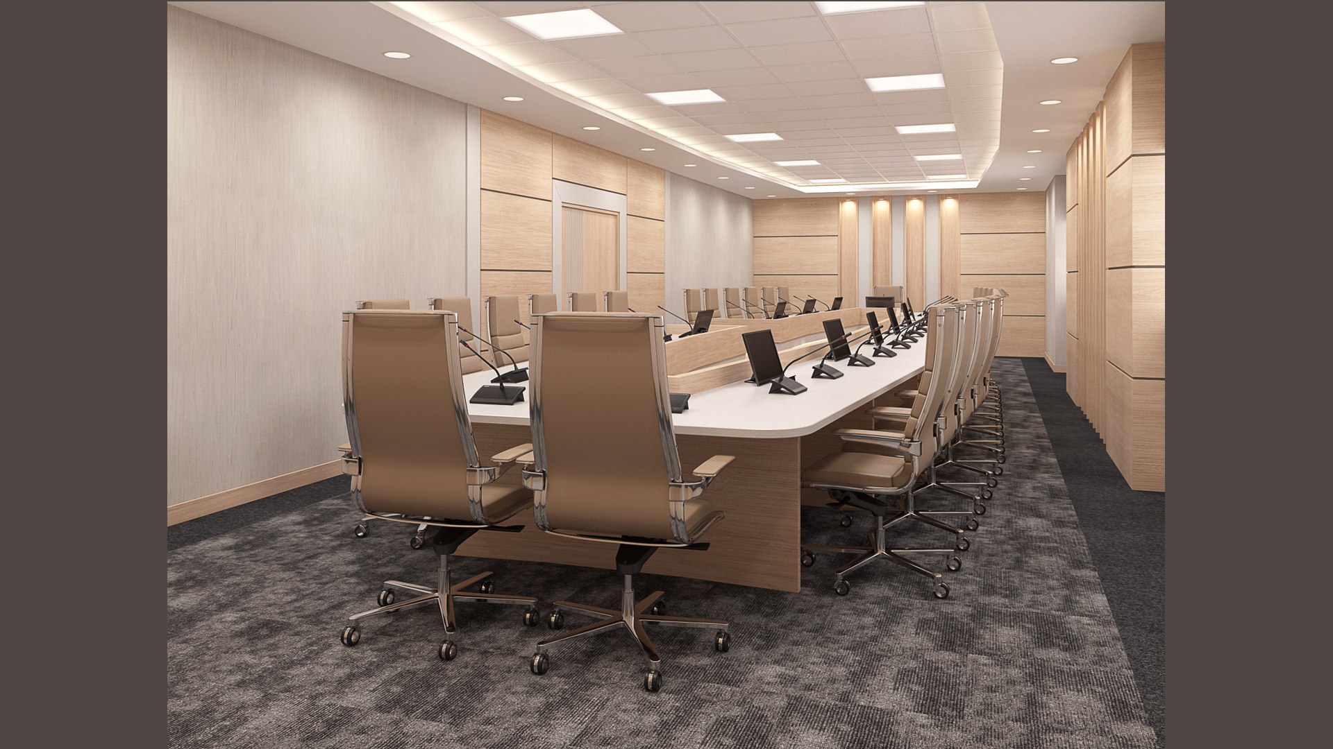 3D Conference Room 02 model - TurboSquid 2051381