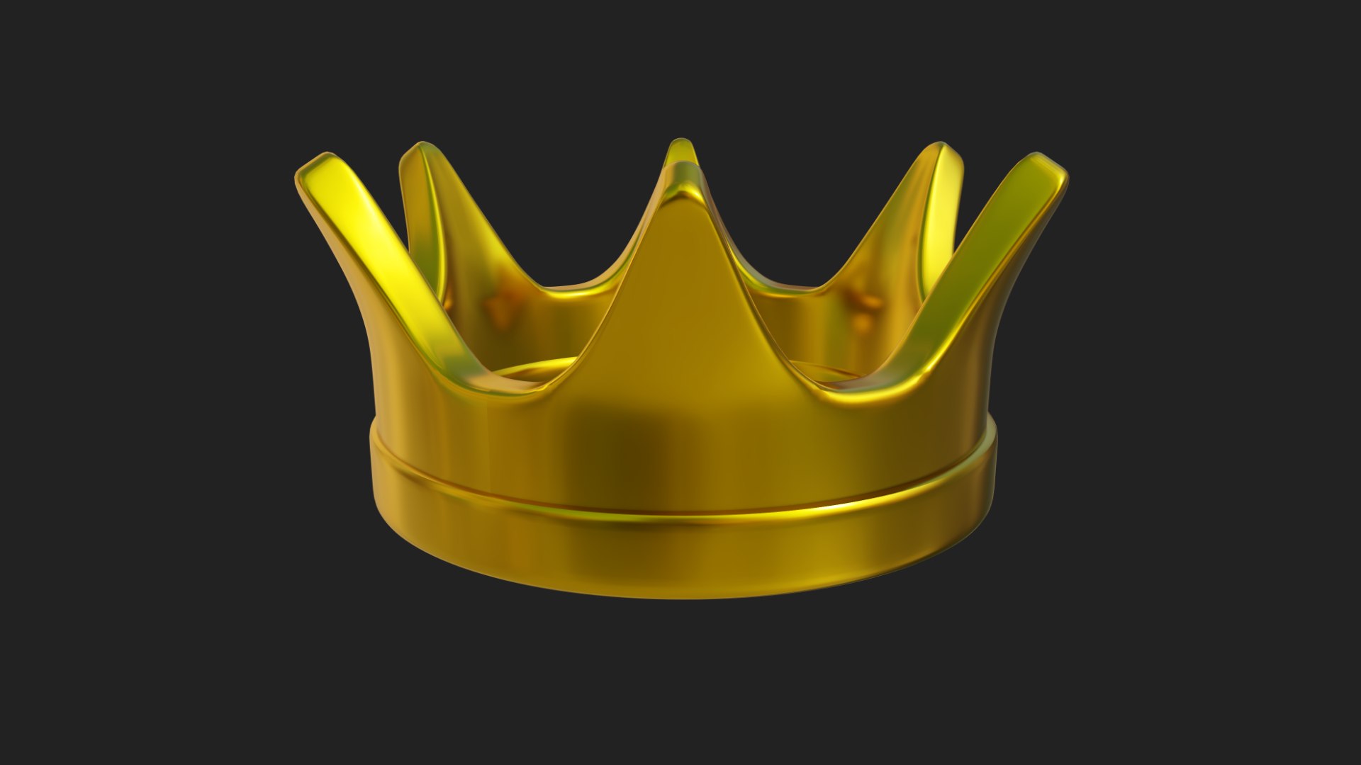 Gold Crown 3D Model - TurboSquid 2132191