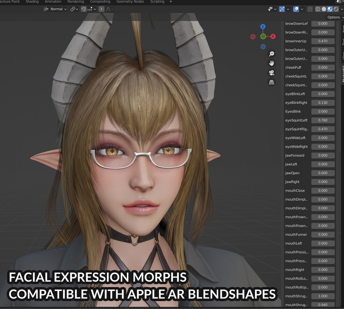 3D Daemon Girl - Business Suit - TurboSquid 1838981