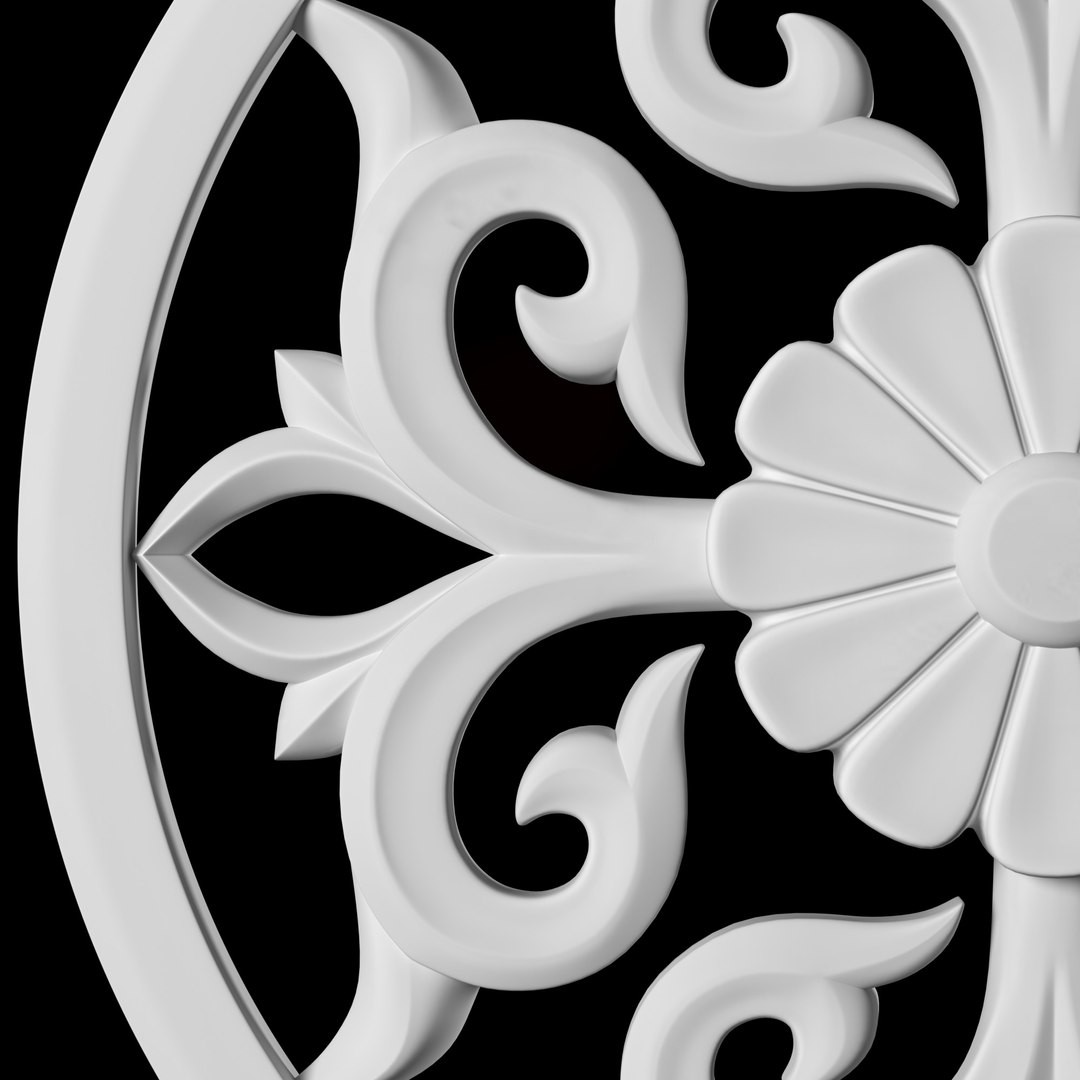 Plaster Decor 3D Model - TurboSquid 2310921