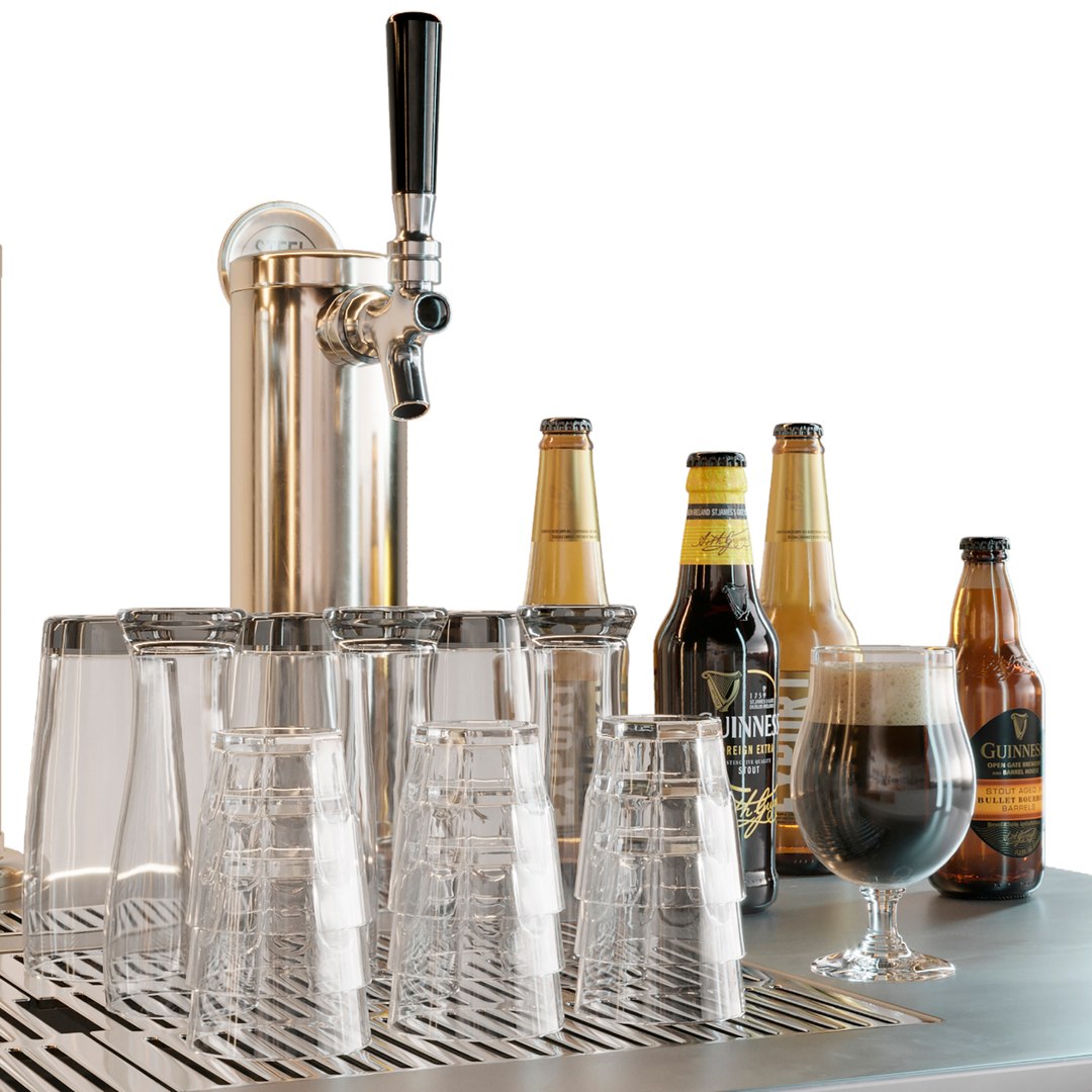 Beer Set Model Tap-Beer 3D Model - TurboSquid 2144763