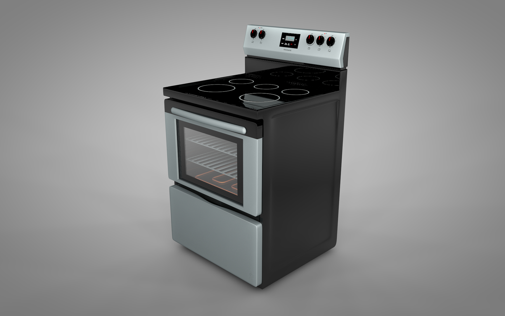 3D Model Frigidaire Electric Range L033 - TurboSquid 1347501