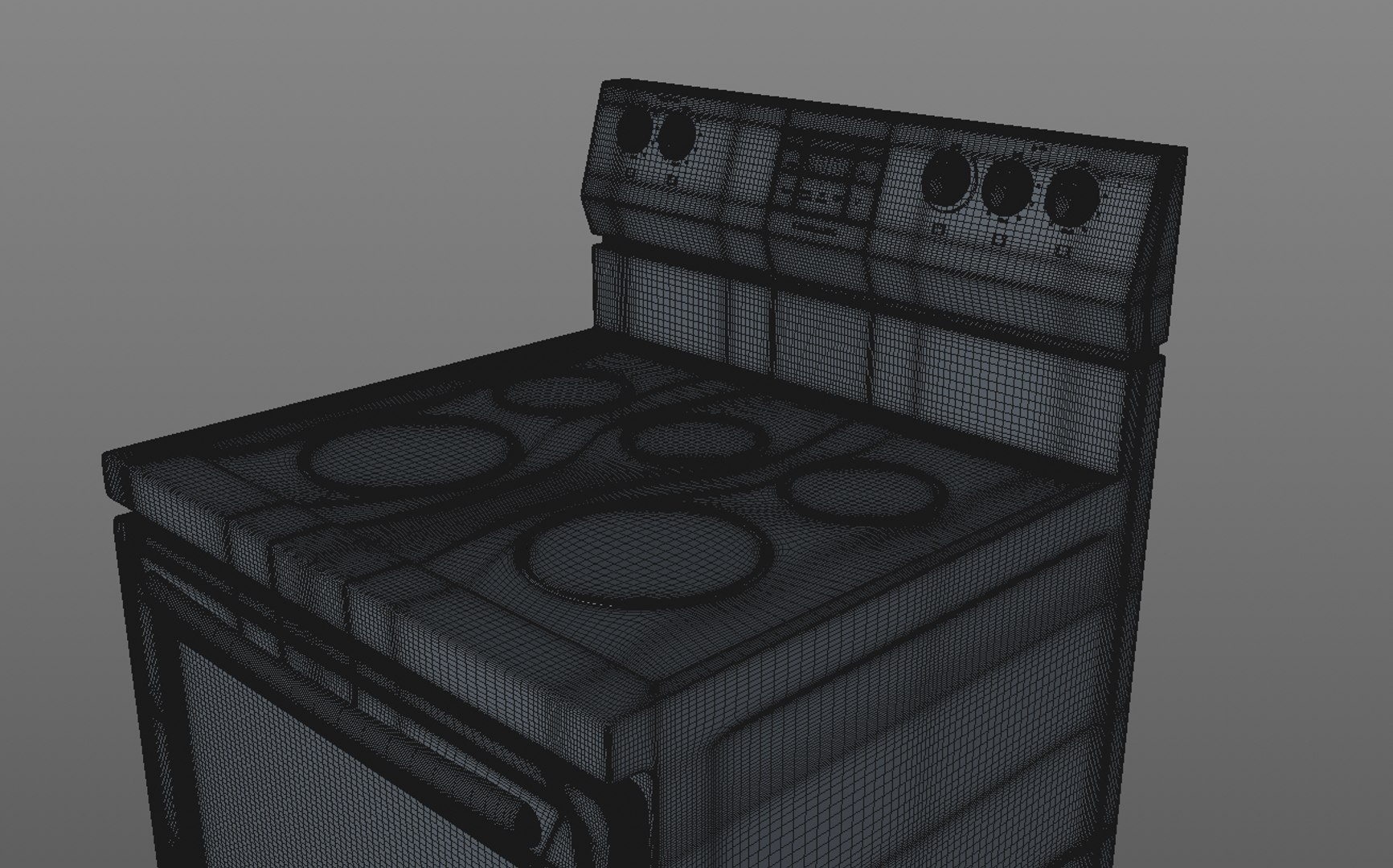 3D Model Frigidaire Electric Range L033 - TurboSquid 1347501