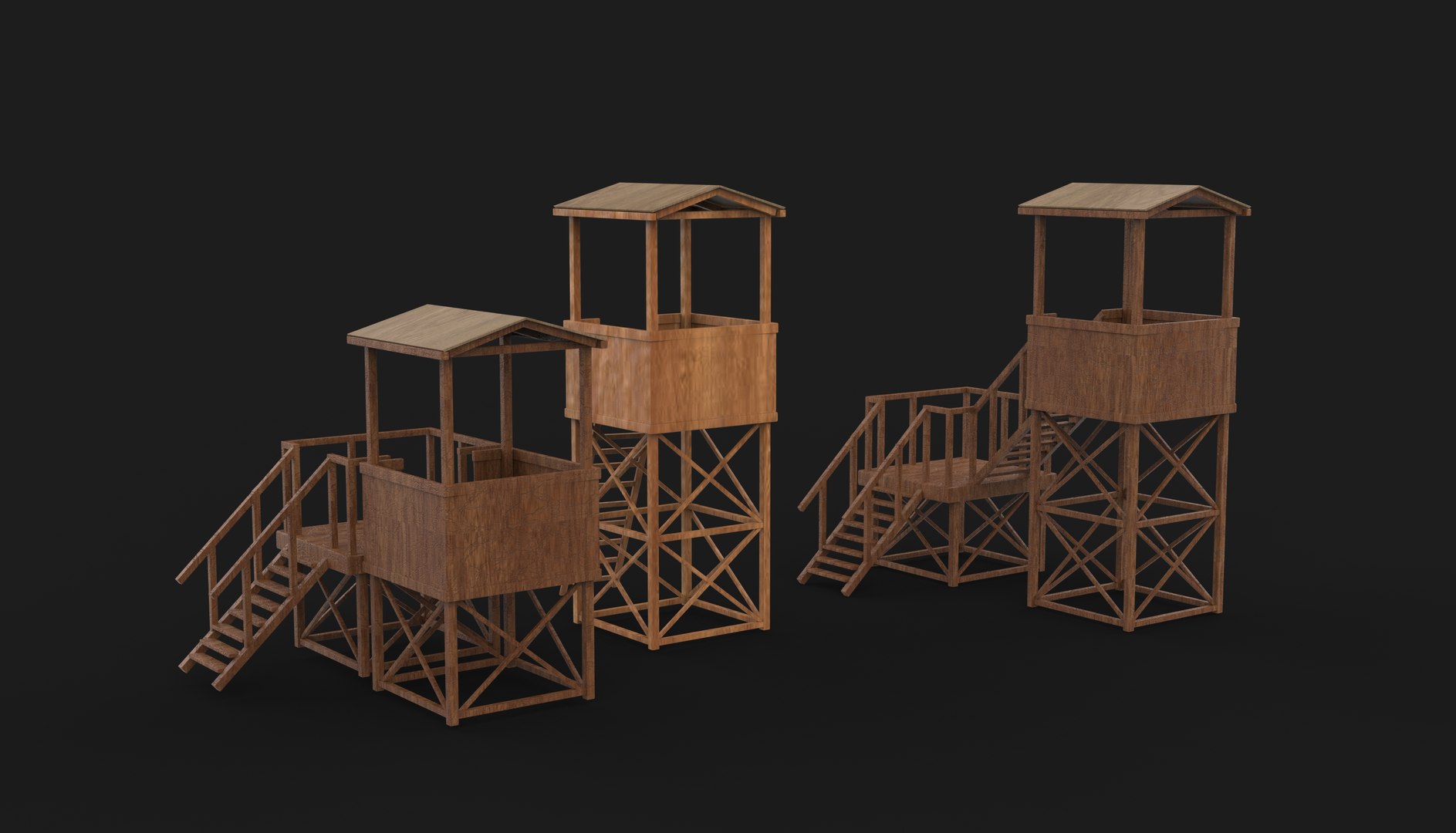 3D Military Guard Tower 3D Model Model - TurboSquid 2435631