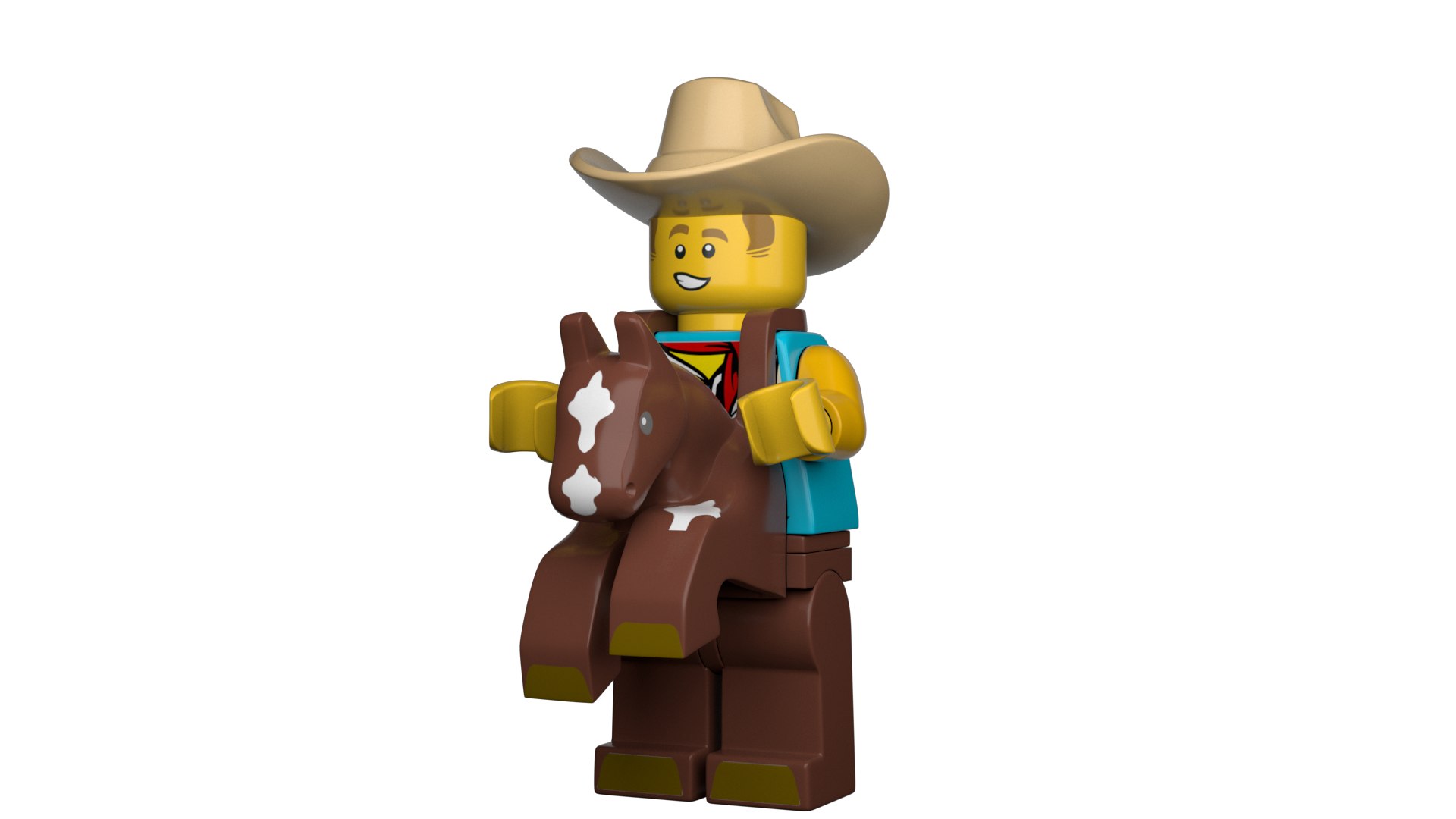 3D LEGO Cowboy Costume Guy 3d Model Model - TurboSquid 1733101