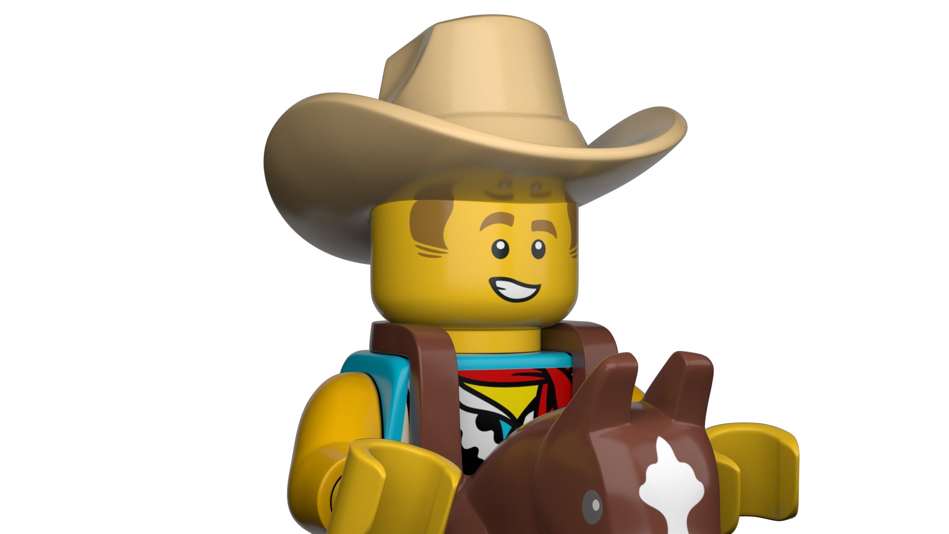 3D LEGO Cowboy Costume Guy 3d Model Model - TurboSquid 1733101