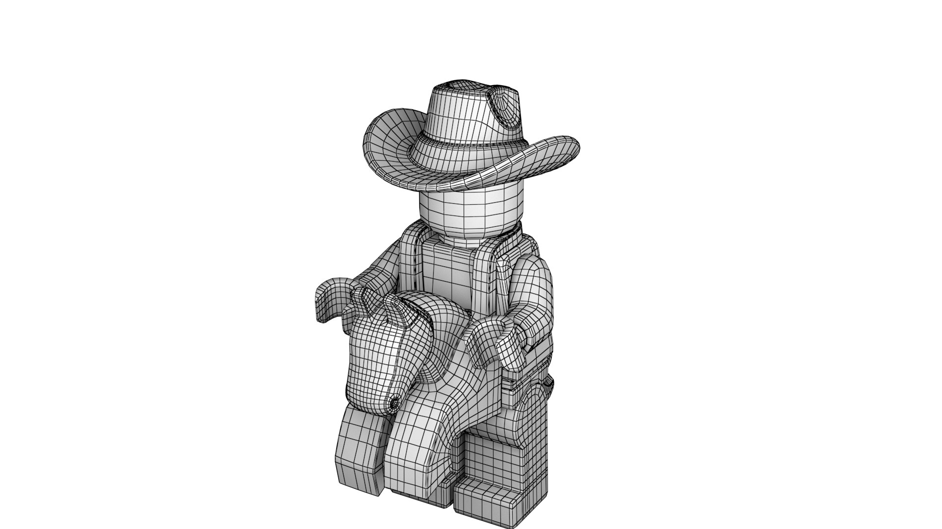 3D LEGO Cowboy Costume Guy 3d Model Model - TurboSquid 1733101