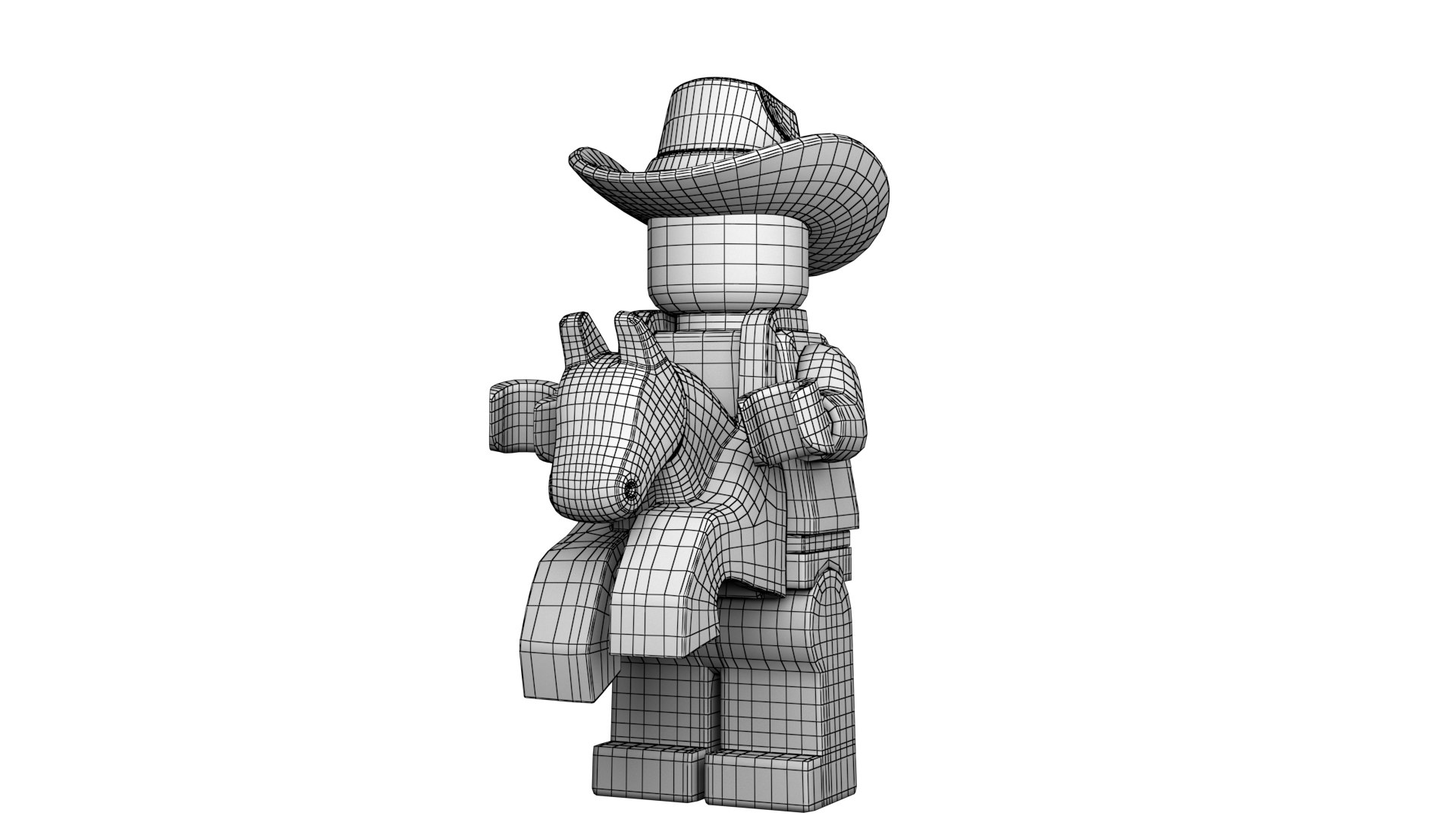 3D LEGO Cowboy Costume Guy 3d Model Model - TurboSquid 1733101