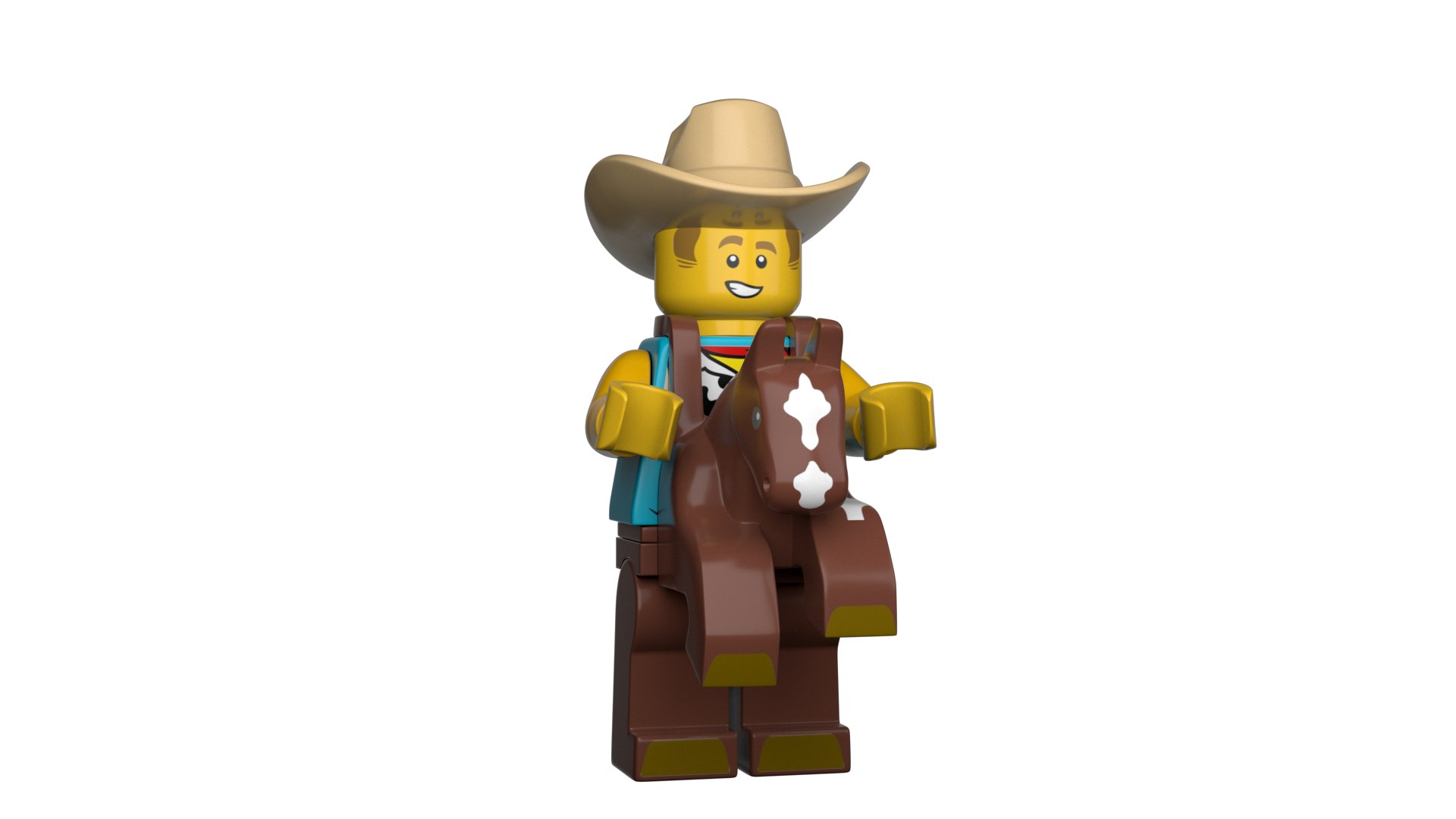 3D LEGO Cowboy Costume Guy 3d Model Model - TurboSquid 1733101