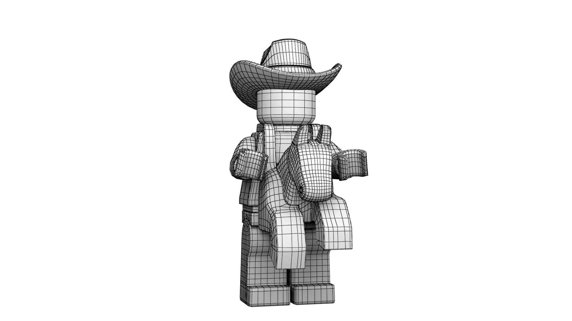 3D LEGO Cowboy Costume Guy 3d Model Model - TurboSquid 1733101